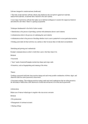 Lecture 1 Principles Cyber Security Module 3 - The Triad of the CIA The ...