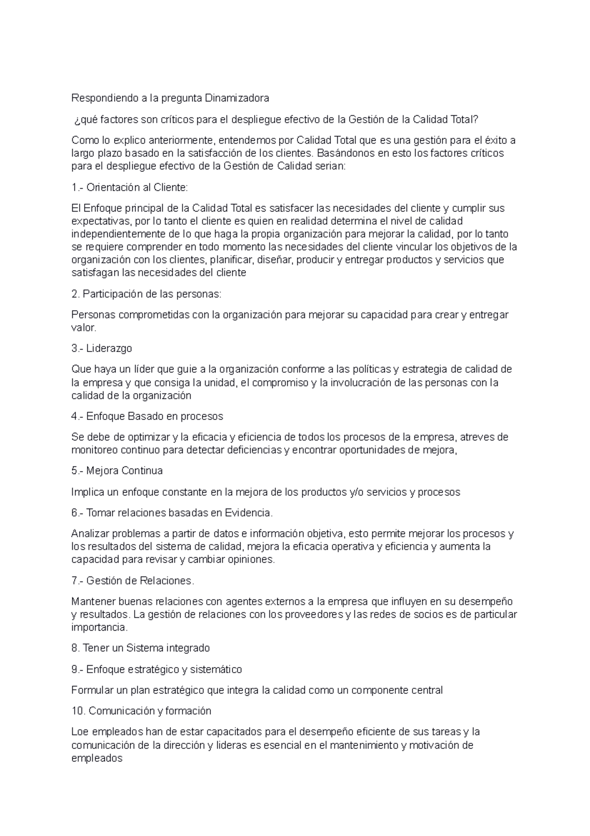 D8 Document - TRABAJO - Respondiendo a la pregunta Dinamizadora ¿qué ...