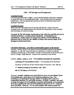 Eukaryotic Cell Lab Report - LNA: The Eukaryotic Cell (3 points) Format ...