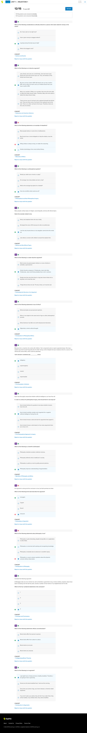 Sophia Introduction to Ethics Milestone unit 4 - Sophia Introduction to Ethics Unit 4 Milestone ...