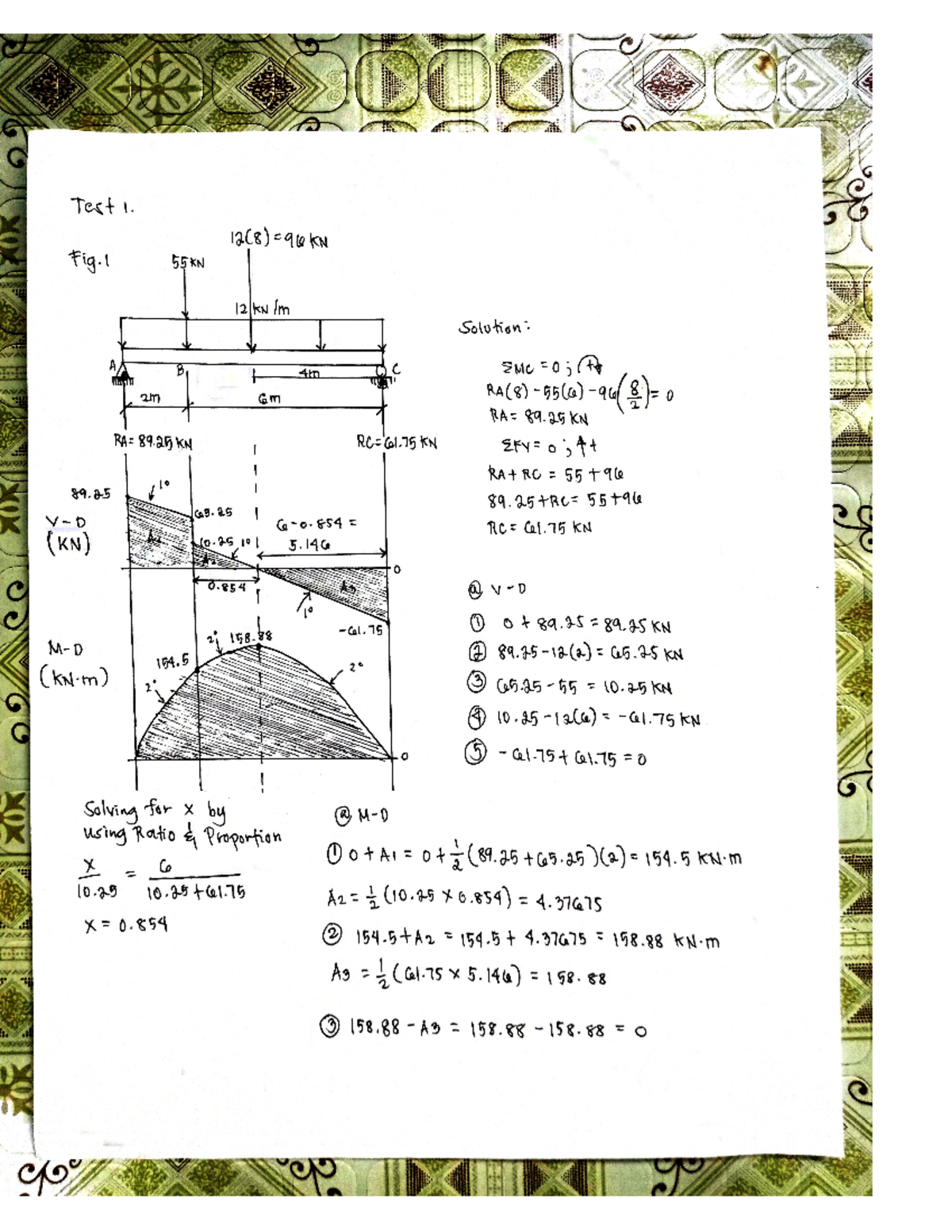 Mechanics exam with answers and solutions - Civil Engineering - Studocu