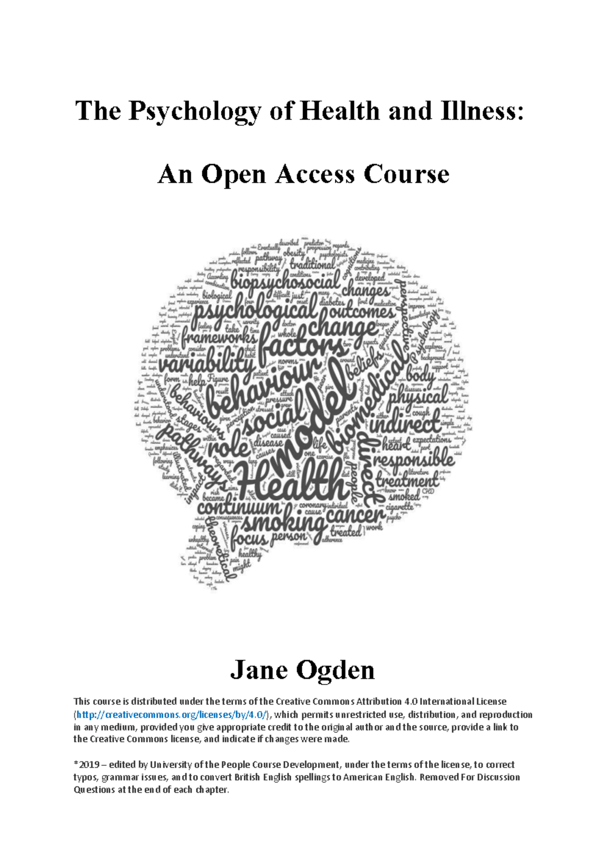 REF-Ogden Text - JADE OGDEN HEALTH PSYCHOLOGY - The Psychology of ...