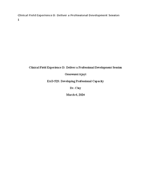 School Professional Development Analysis - These programs serve as the ...
