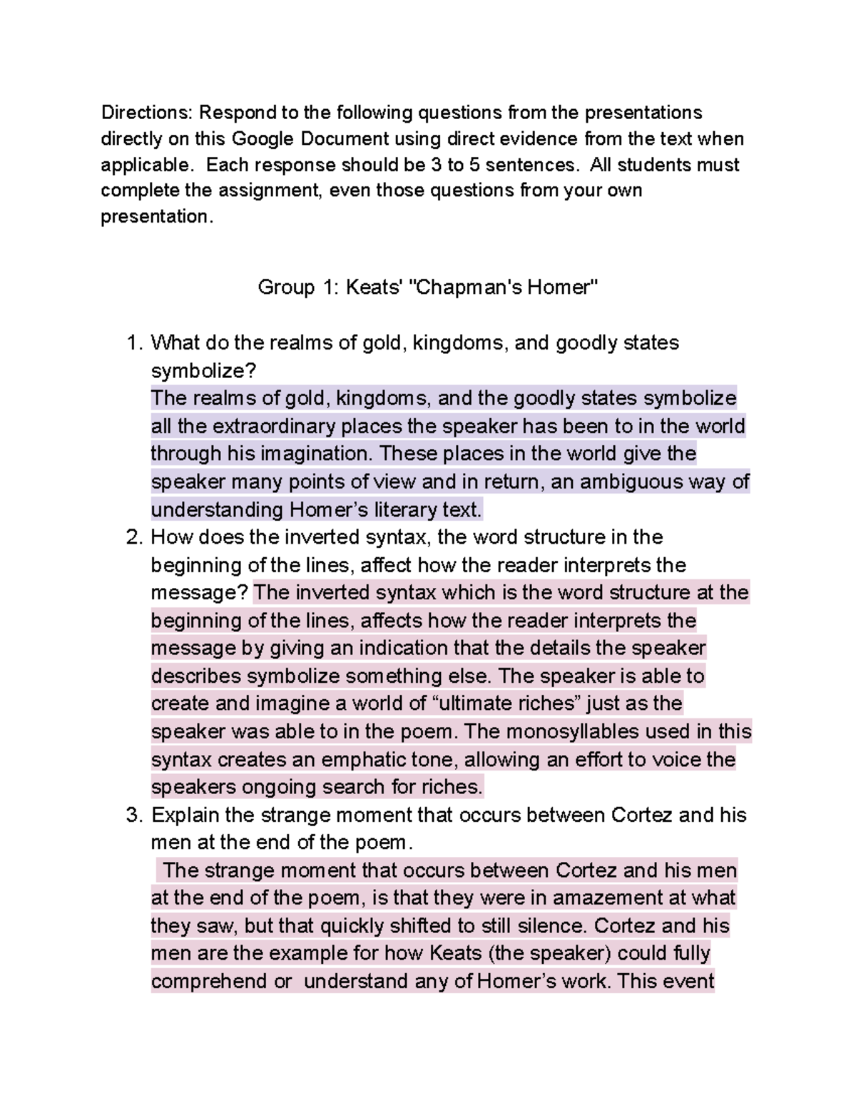 Copy of Jadyn Banks - Poetry Presentations Discussion Questions for AP ...