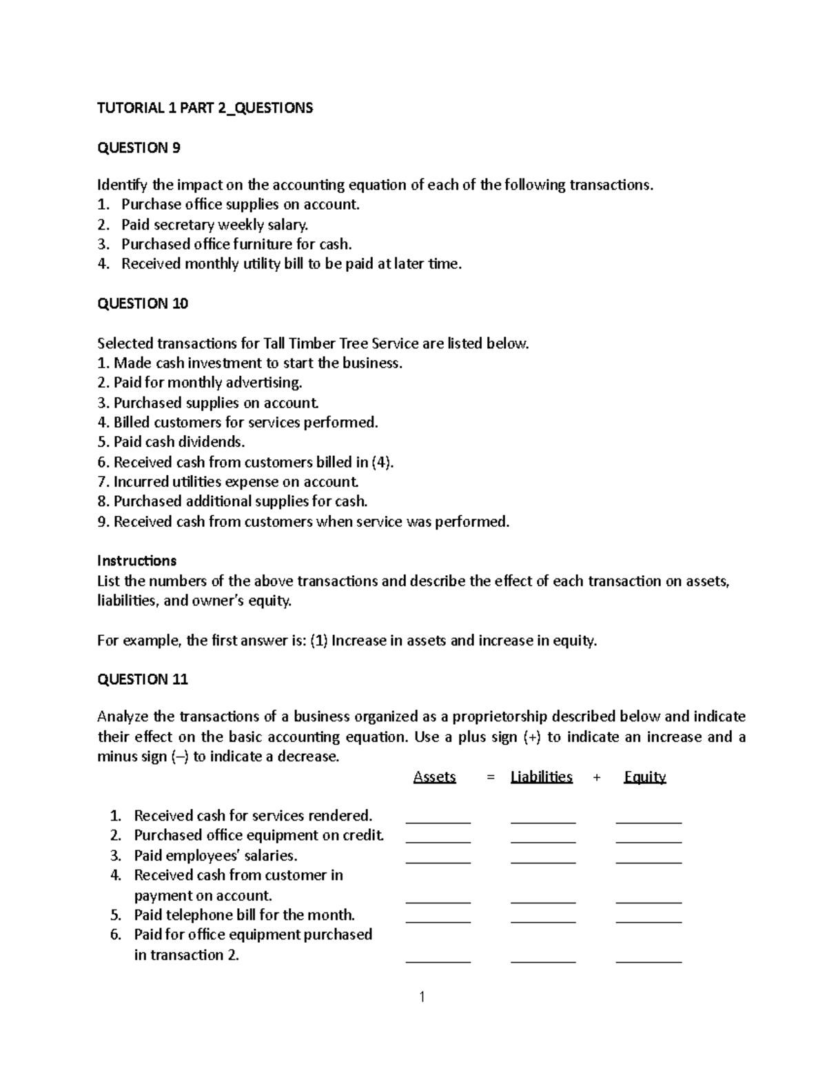 W2-Tutorial 1-Part 2-Question - TUTORIAL 1 PART 2_QUESTIONS QUESTION 9 ... W2-Tutorial 1-Part 2-Question - TUTORIAL 1 PART 2_QUESTIONS QUESTION 9 ...