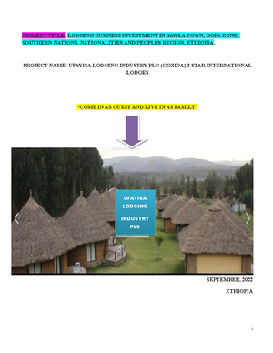 Proposal on Dairy Farming - ARBA MINCH UNIVERSITY COLLEGE OF BUSINESS ...