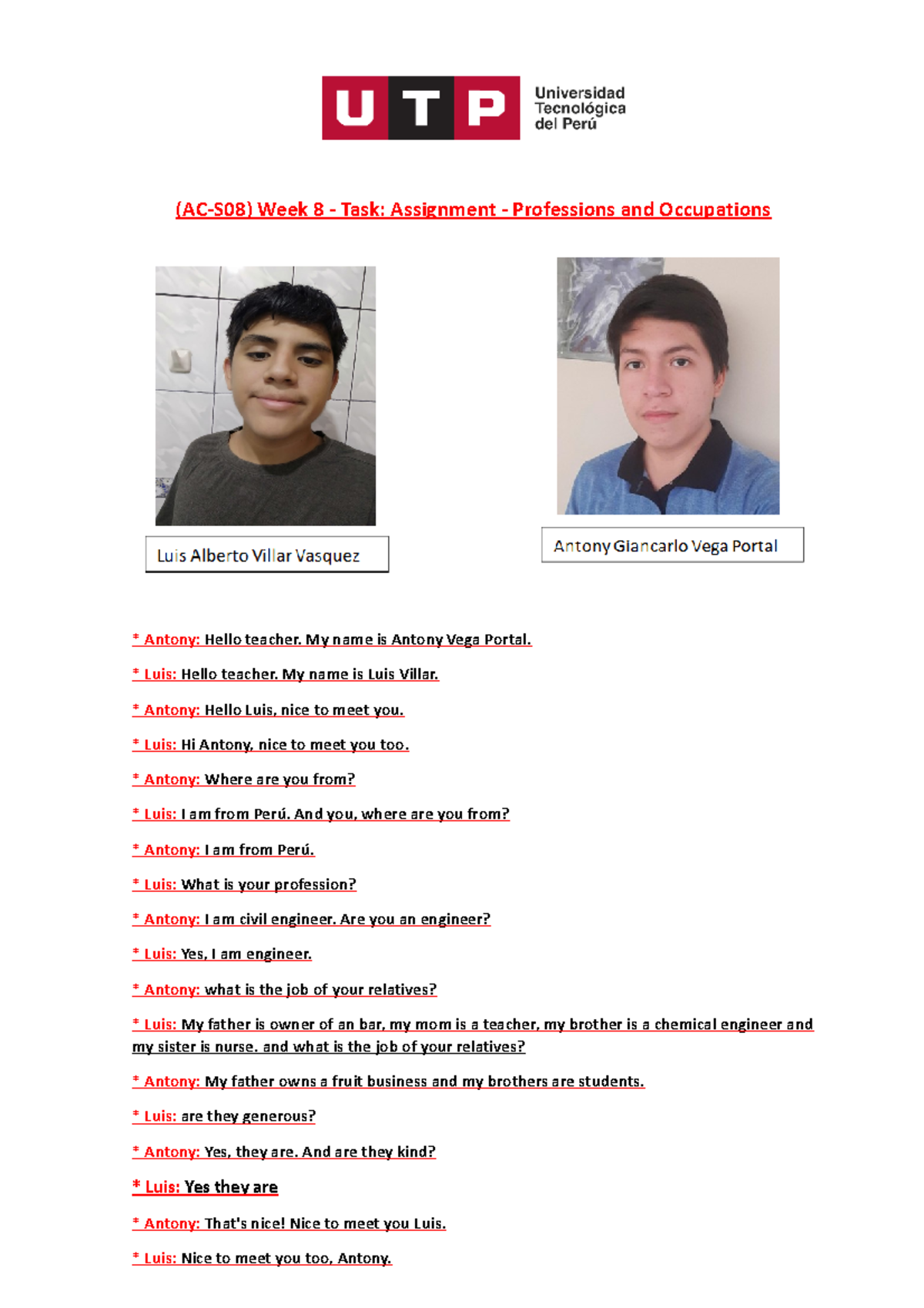 (AC-S08) Week8-task Luis Villar,Antony Vega - (AC-S08) Week 8 - Task: Assignment - Professions ...