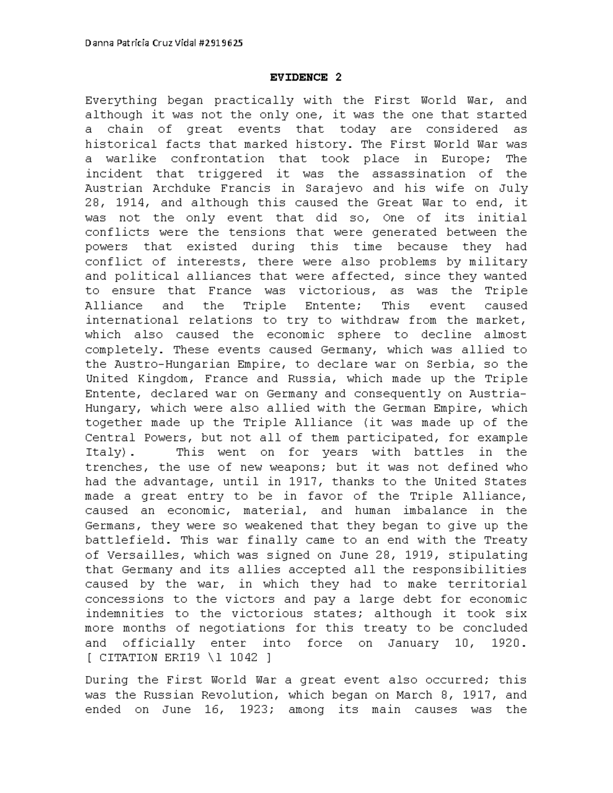 Evidence 2 contemporary world option 2 module 2 - EVIDENCE 2 Everything ...