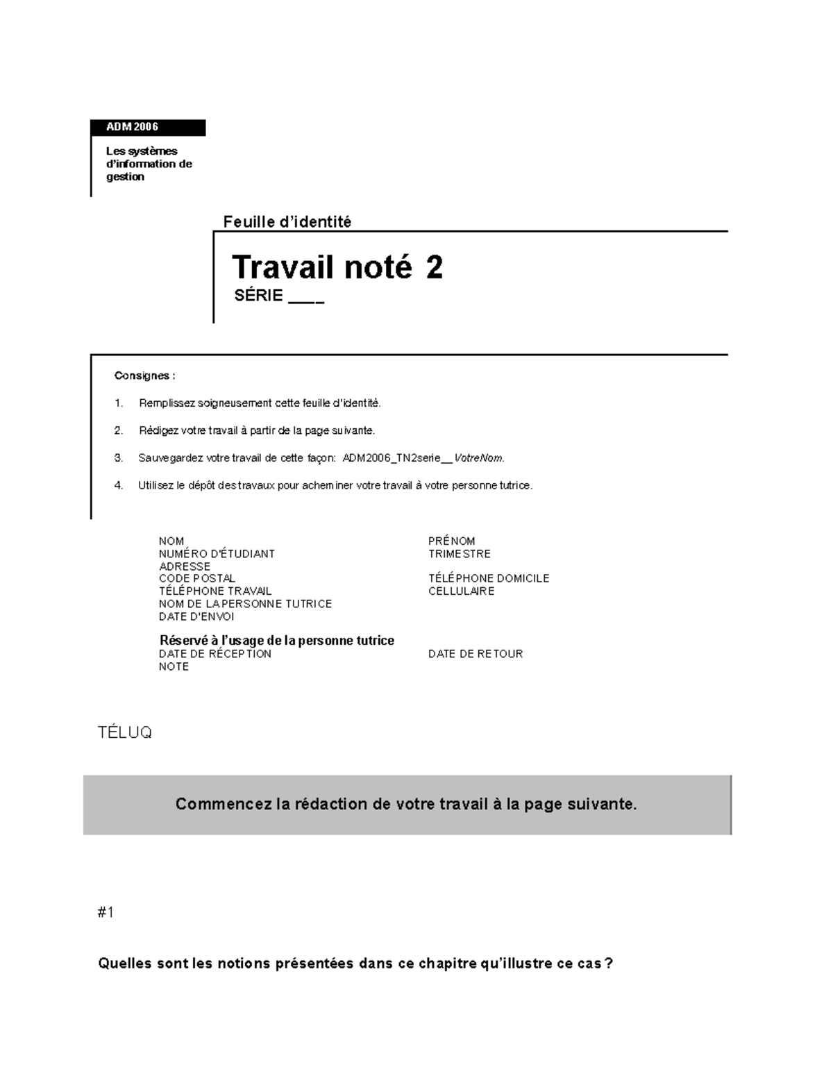 Soc Gen ADM 2006 les systèmes d'information de gestion 61700 - ADM 2006 Les systèmes d ...
