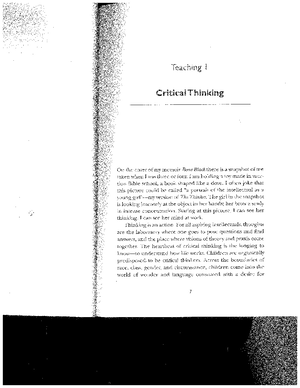 Engaged pedagogy - reading - 387-216-DW - Studocu