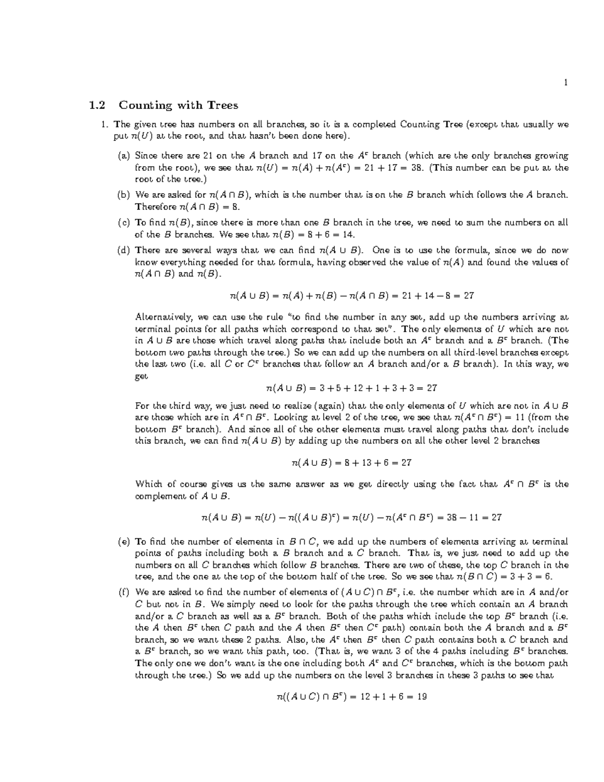 Sol1 2 - Sol1 2 - 1 Counting with Trees The given tree has numbers on ...