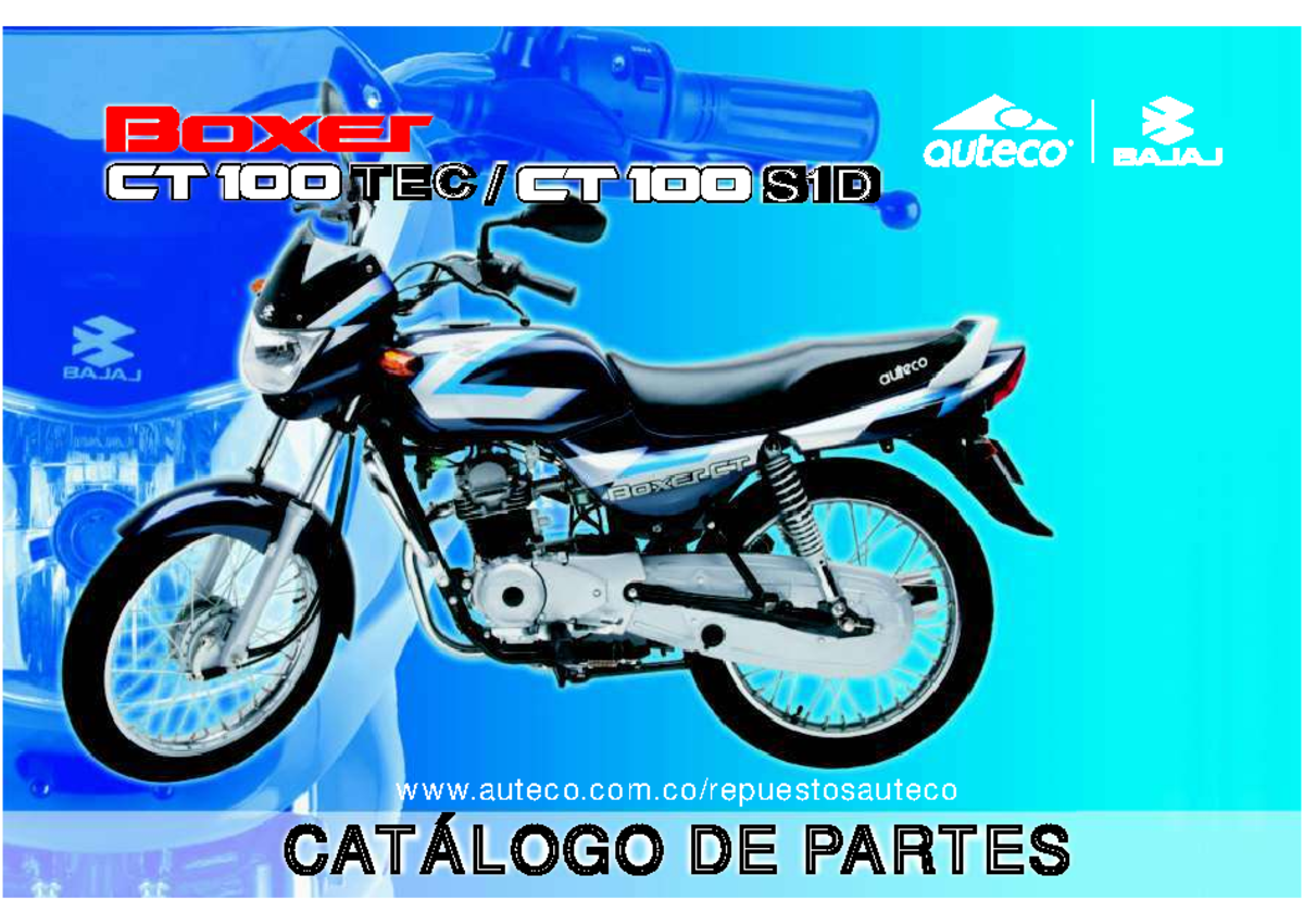 [ Boxer] Manual de Taller Boxer CT 100 TEC y CT 100 S1D - T EC / S 1 D ...