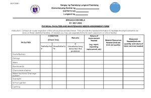 BE Form 3 Resource Mobilization FORM - BE Form 03 Republic of the ...