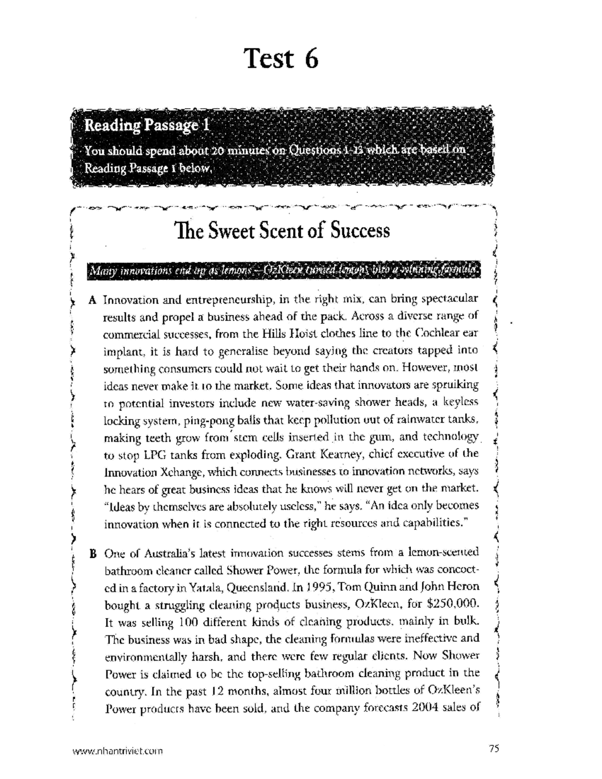 Reading - Test 6 - no dr - Hướng dẫn sử dụng thư viện - Studocu