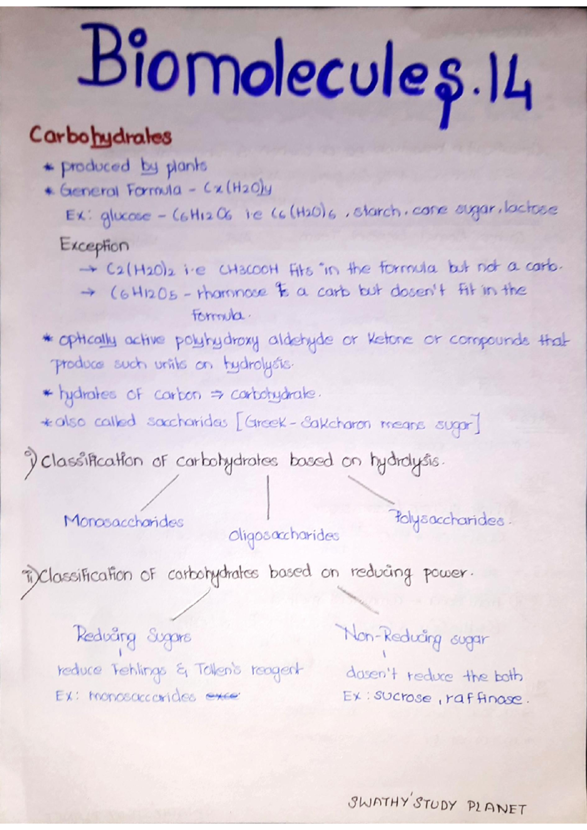 Biomolecules notes - Information Technology - Studocu