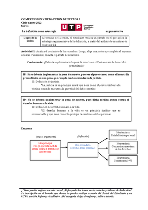 Entrega final de compresion y redaccion de textos 2 - Comprensión y Redacción de Textos II Ciclo ...