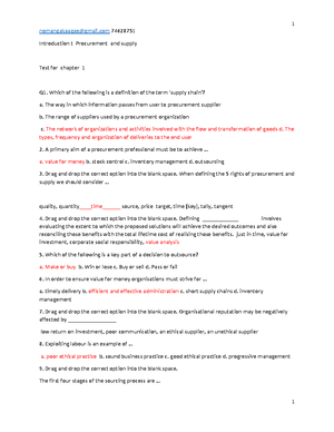 CIPS L3M1 V3 - sample material - L3M1 Sample Questions V3 Sept 2020 ...