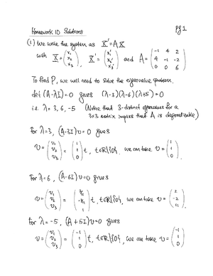 Math 332 Homework 11-Solutions - MATH 332 - Studocu