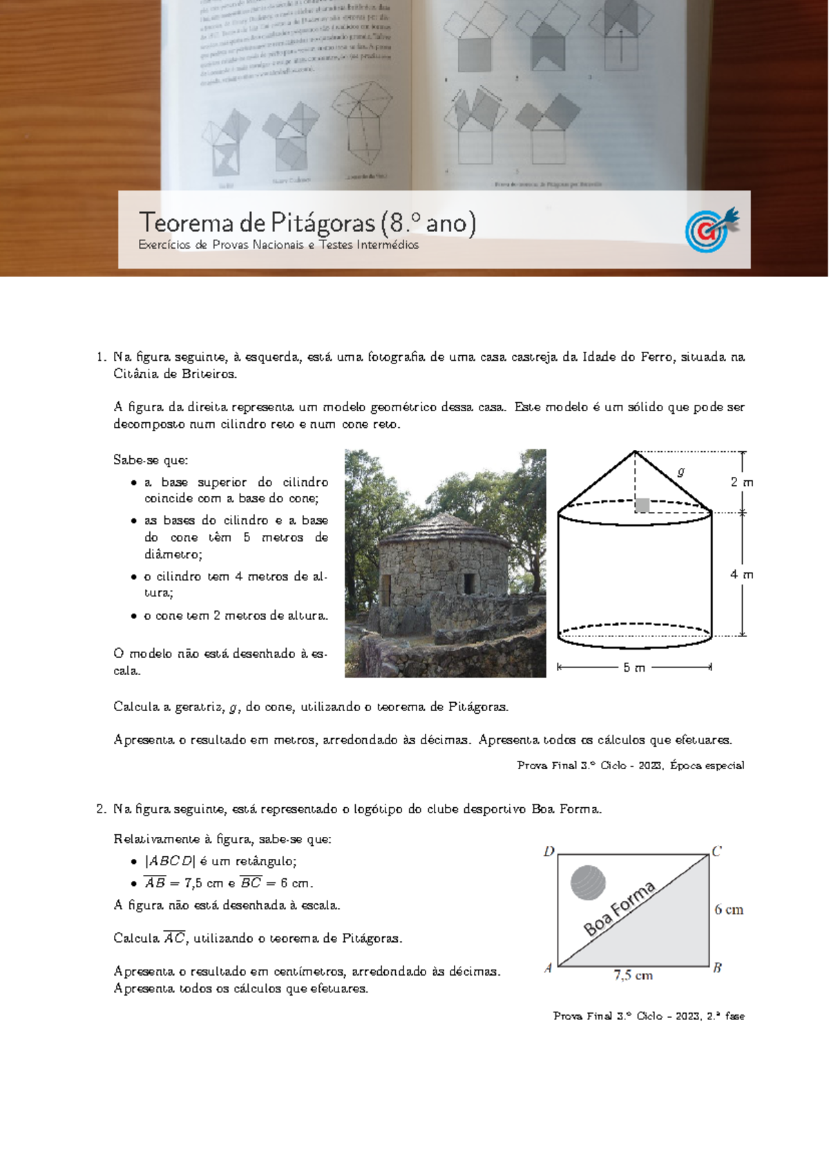 FT-Teorema Pitagoras matematica Absolutamente - Teorema de Pit ́agoras ...