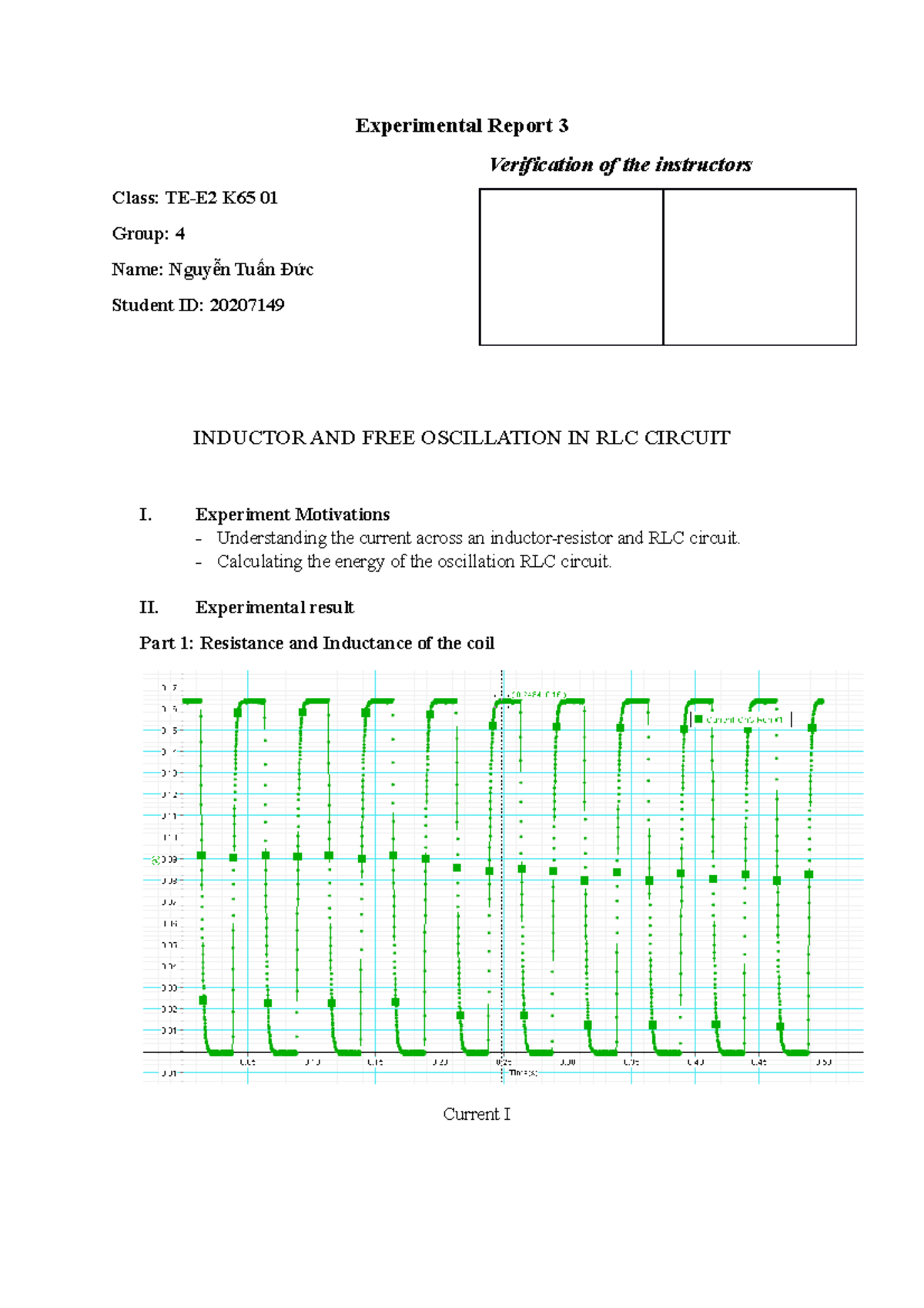 Experimental Report 3 - For Hanoi University of Science and Technology ...
