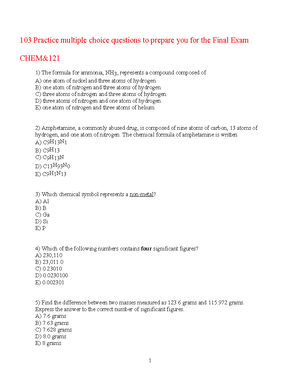 103 Practice multiple choice questions for the Final Exam - 103 ...