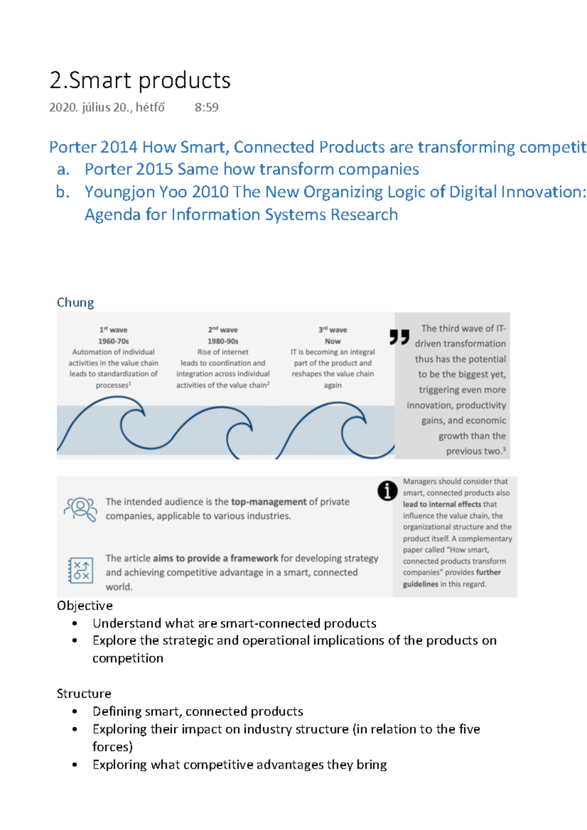 L2 Smart products - Chung Objective " Understand what are smart ...
