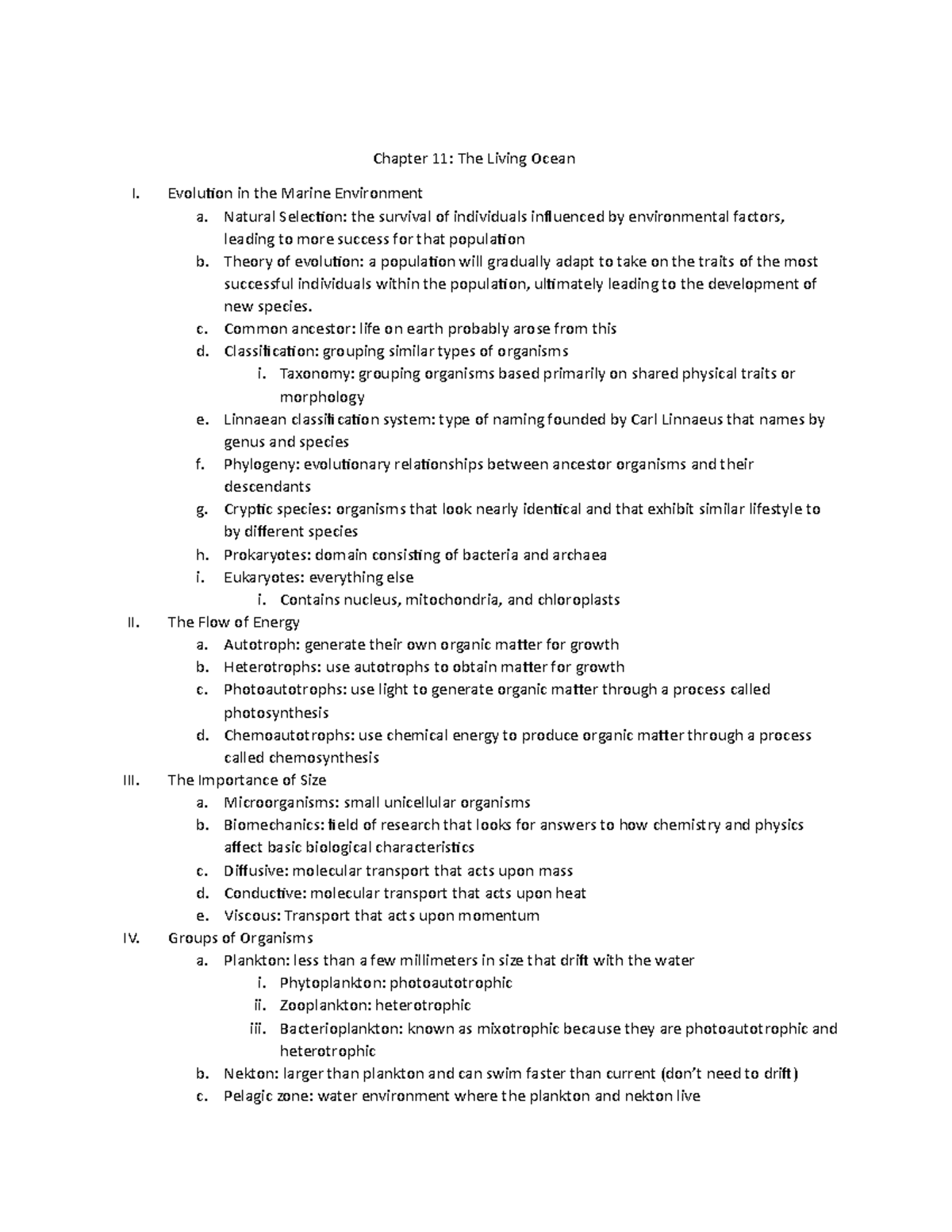 Chapter 11 studyguide - Study guide used for Investigating Oceanography ...