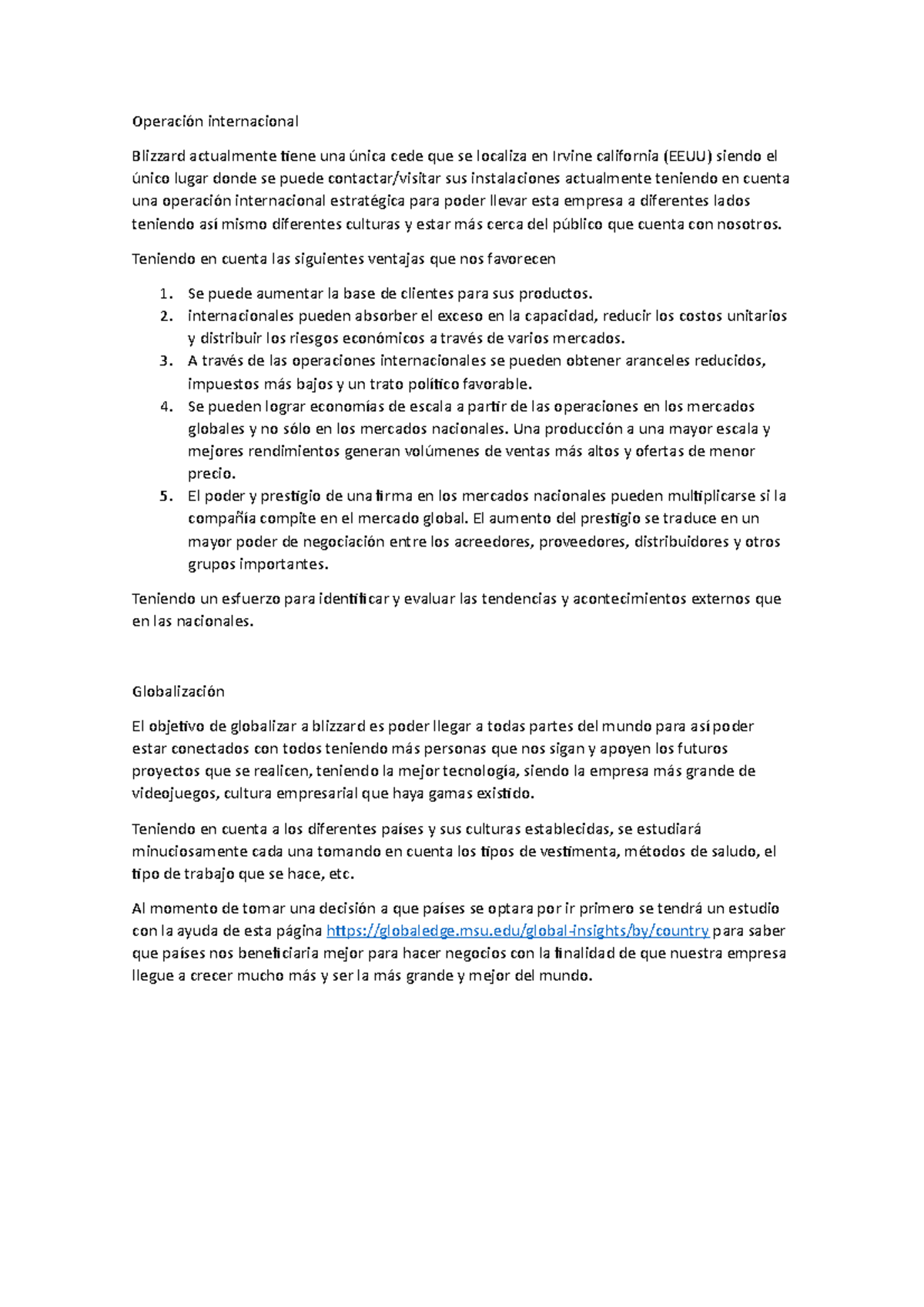10 - efwe - Operación internacional Blizzard actualmente tiene una ...