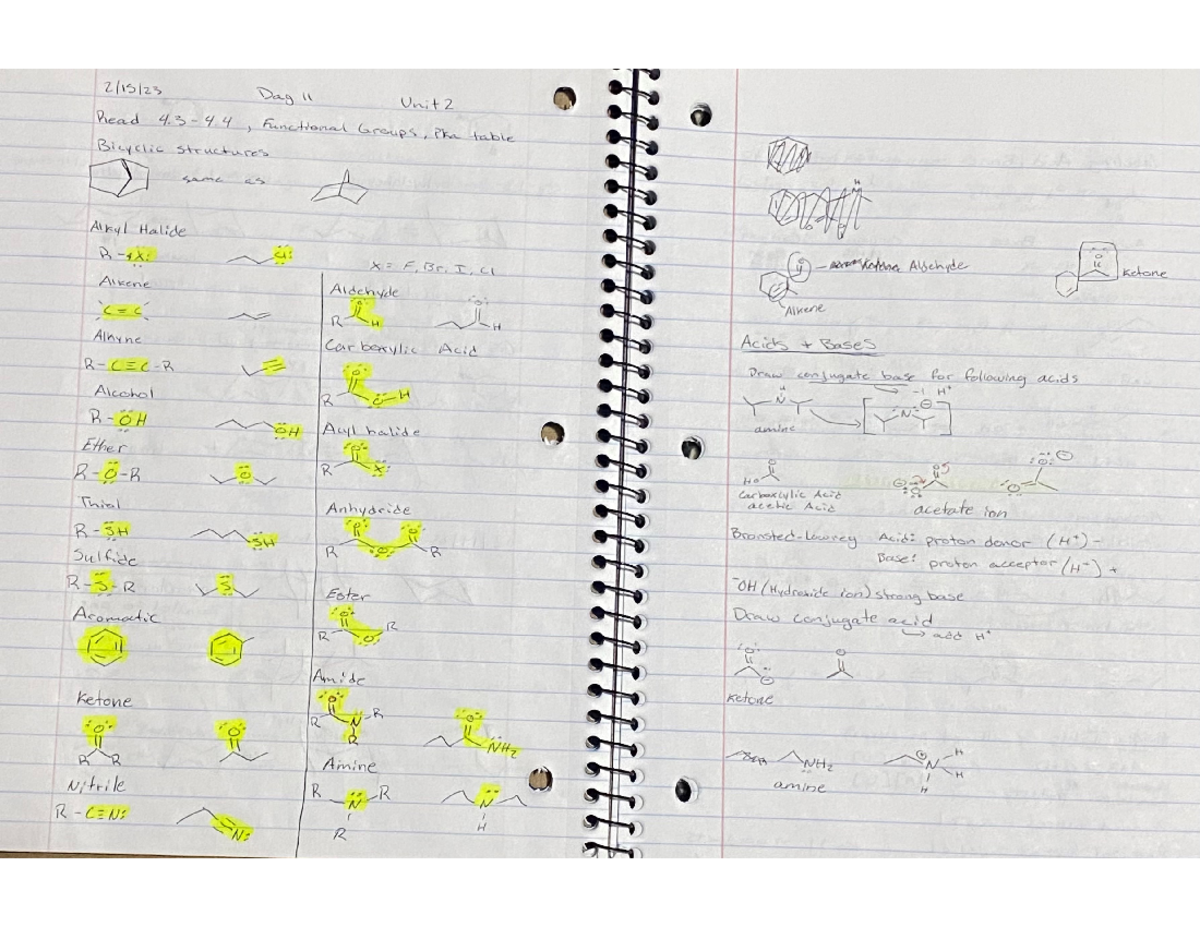 Functional Groups - Dr. Vickery's Organic Chemistry 251 Lecture notes ...