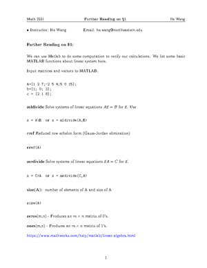 2331 final fa17 solutions - MATH 2331 - Studocu