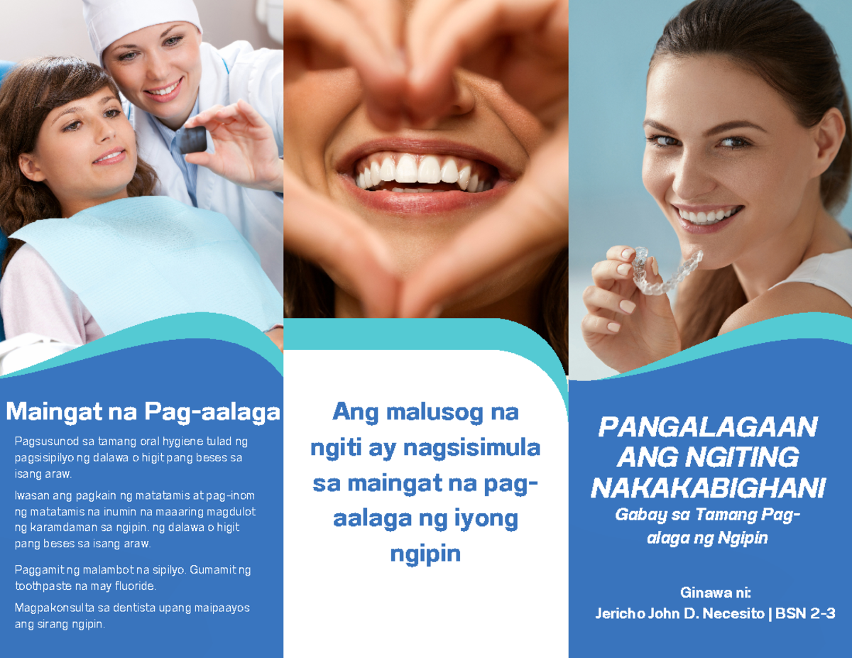 Impaired Dentition PPT - PANGALAGAAN ANG NGITING NAKAKABIGHANI Maingat ...
