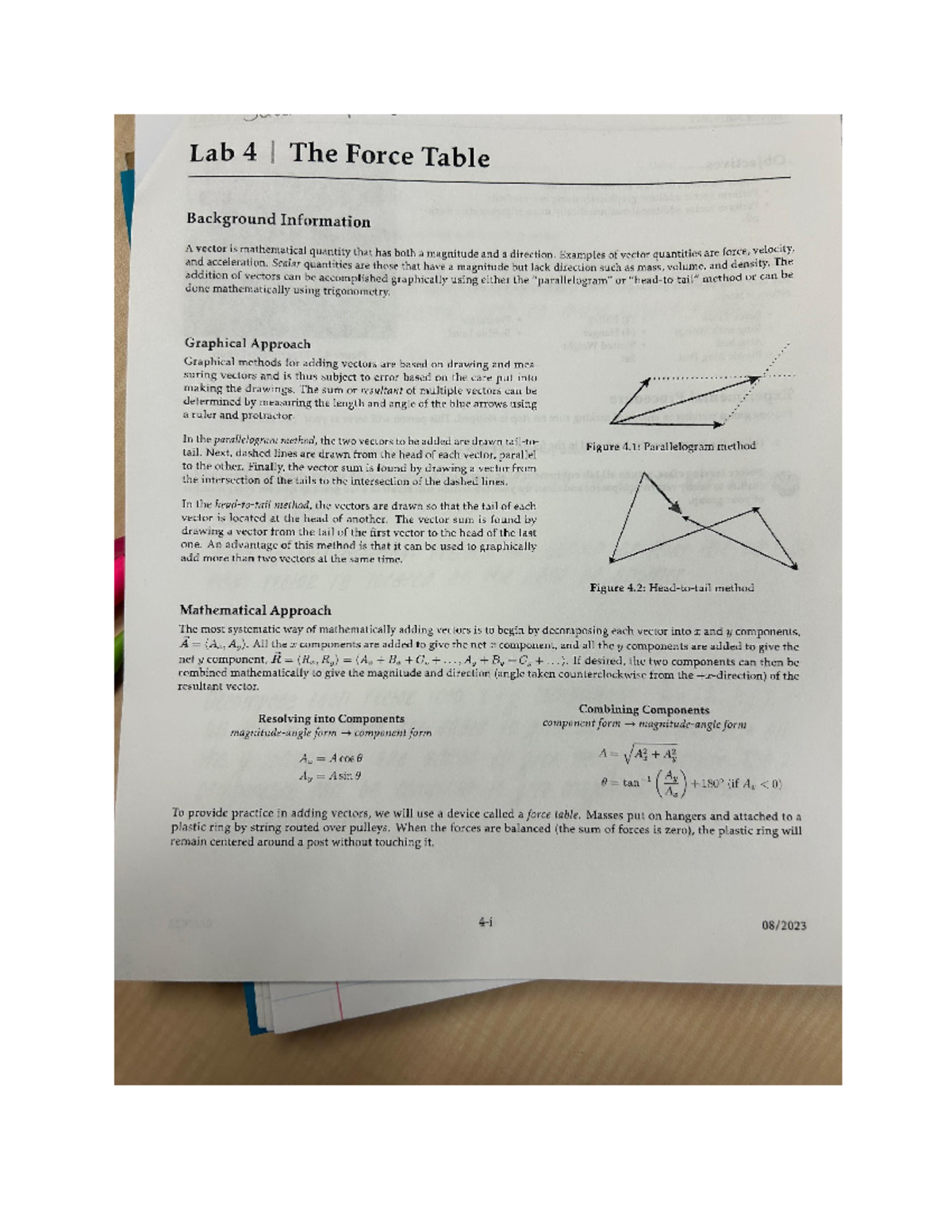 Lab 3 - Lab 4 - PHYS 1401 - Studocu