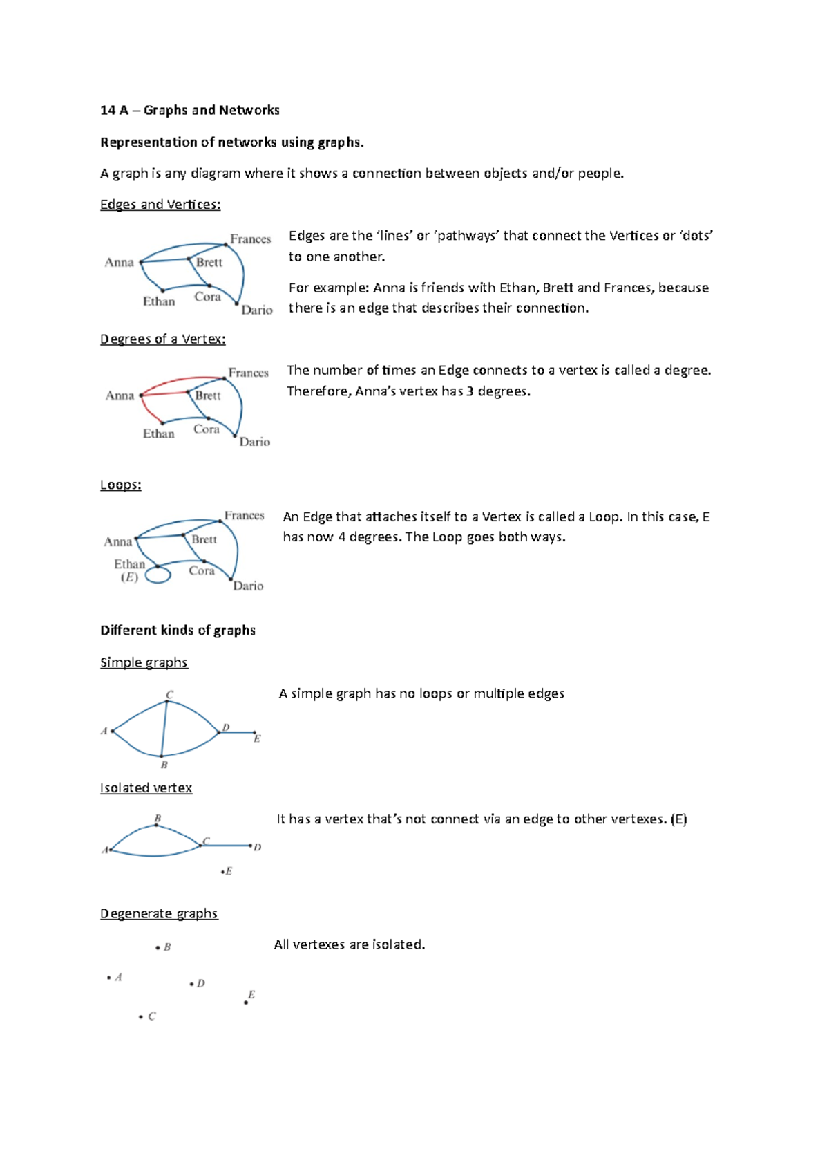 13A 20Networks 20 and 20Graphs - 14 A – Graphs and Networks ...