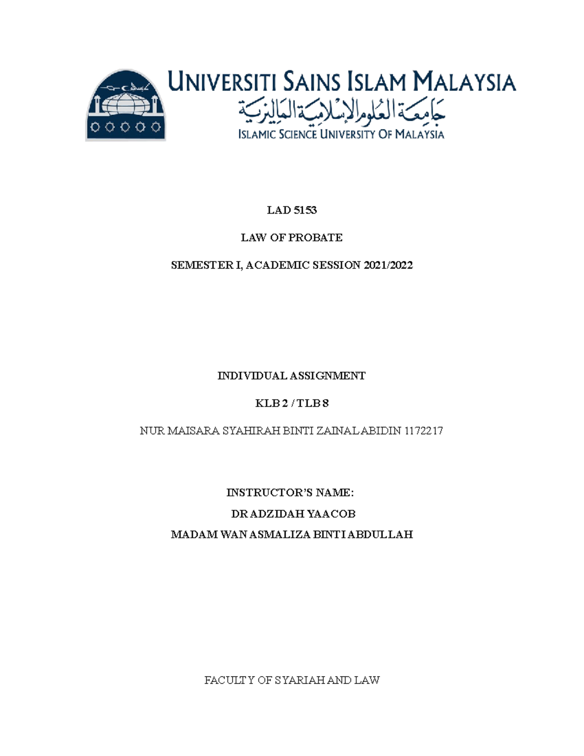 cause-paper-grant-of-probate-lad-5153-law-of-probate-semester-i