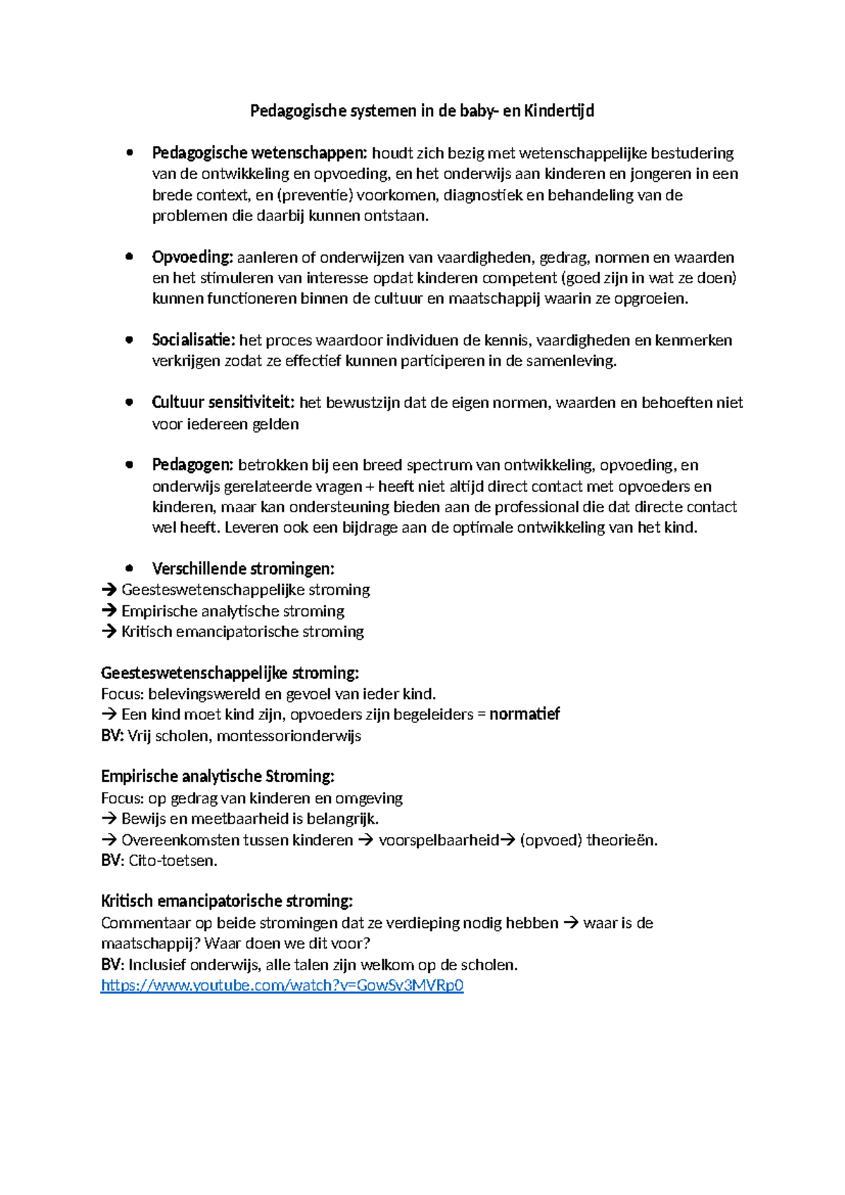 Pedagogische systemen in de baby - Opvoeding: aanleren of onderwijzen ...