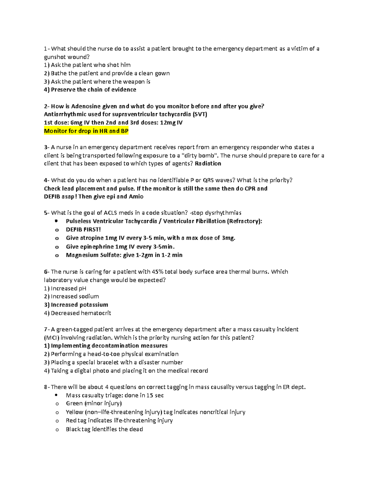 Exam 2 Practice Questions - 1- What should the nurse do to assist a ...