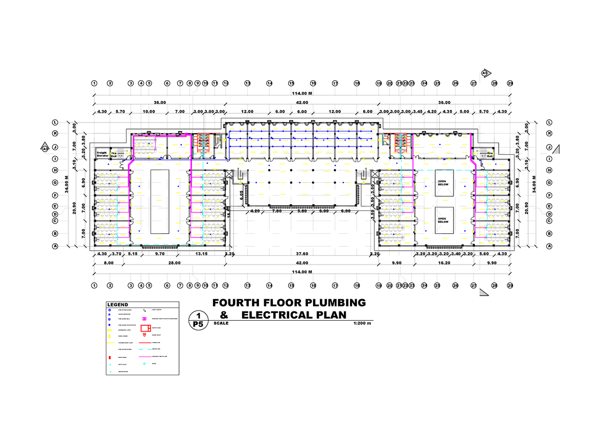 practical architecture 1000 - UP UP UP Fire Exit Fire Exit OPEN BELOW ...