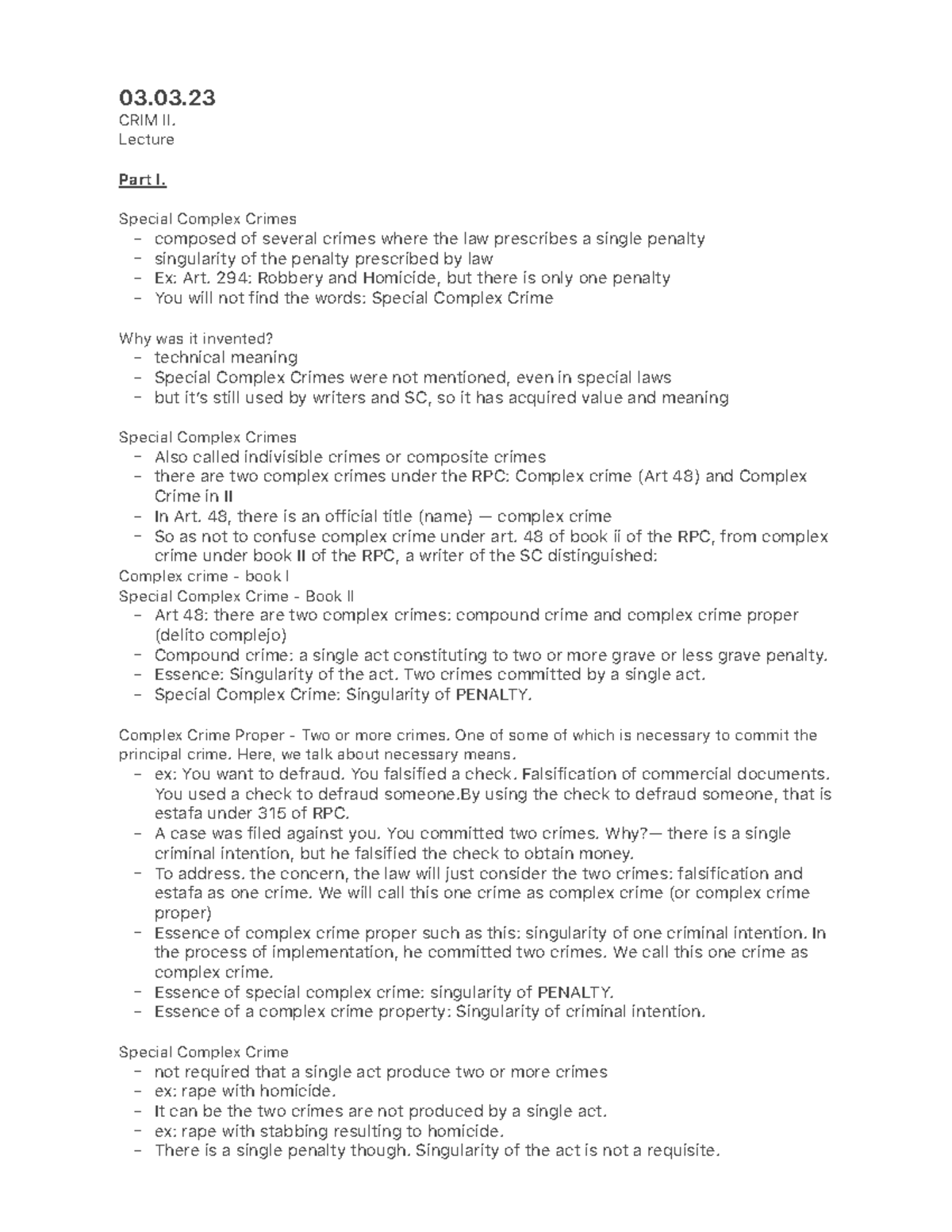 CRIM-II-03 - Answer ...