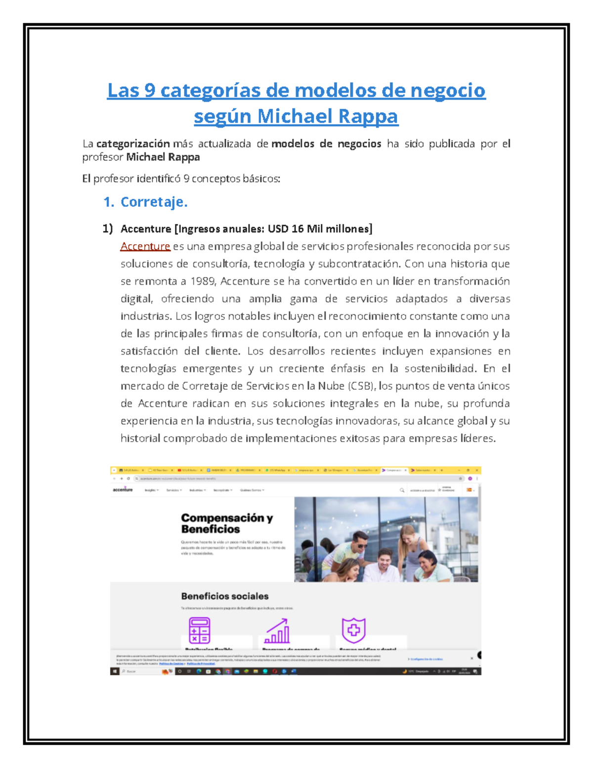 Las 9 categorías de modelos de negocio según Michael Rappa - Las 9 ...