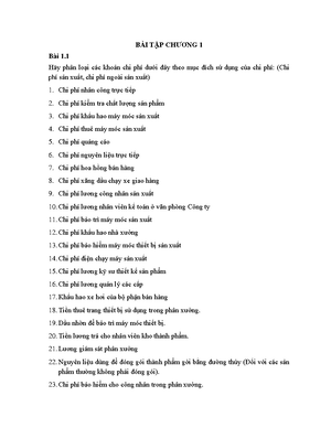 BÀI TẬP GT 2022 - Trắc nghiệm và bài tập thực hành chương 1-4 NLKT 2022-2023 - CHƯƠNG 1. TỔNG ...