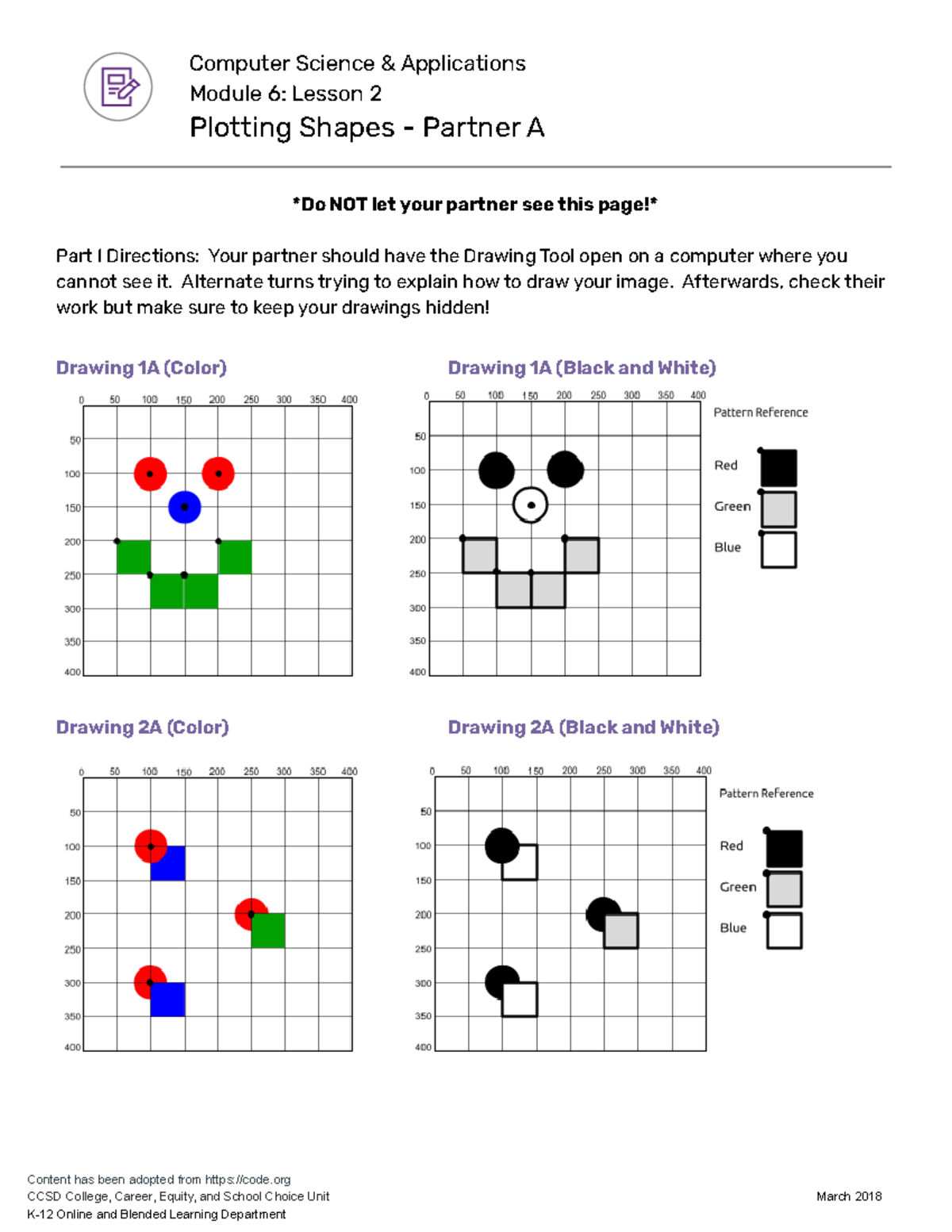 CS - M6 - L2 - Assignment - Plotting Shapes (Partner A) - Computer Science & Applications Module ...