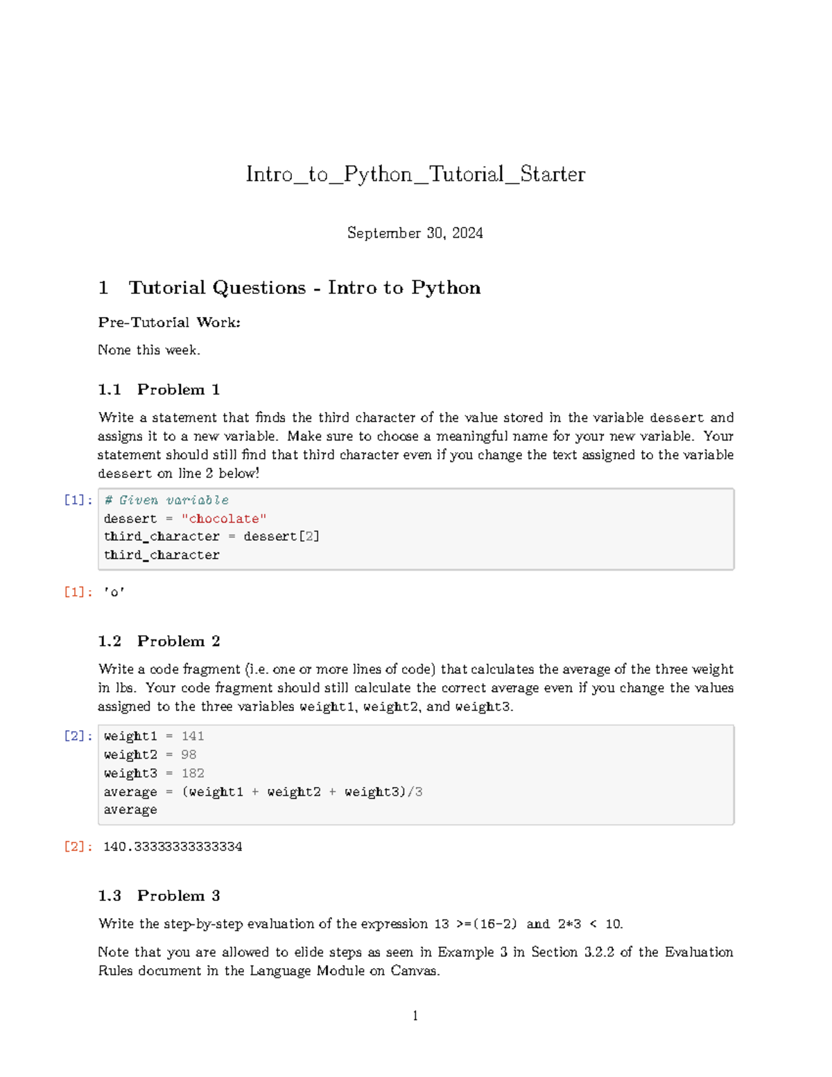 Intro to Python Tutorial Starter - Intro_to_Python_Tutorial_Starter September 30, 2024 1 ...