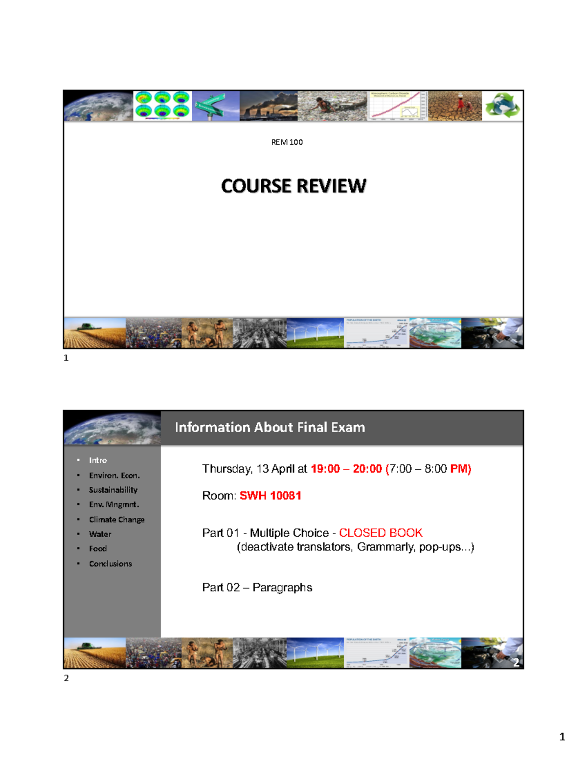 REM 100 - 2023 s - 23 - Review - REM 100 Pascal Haegeli Simon Fraser ...