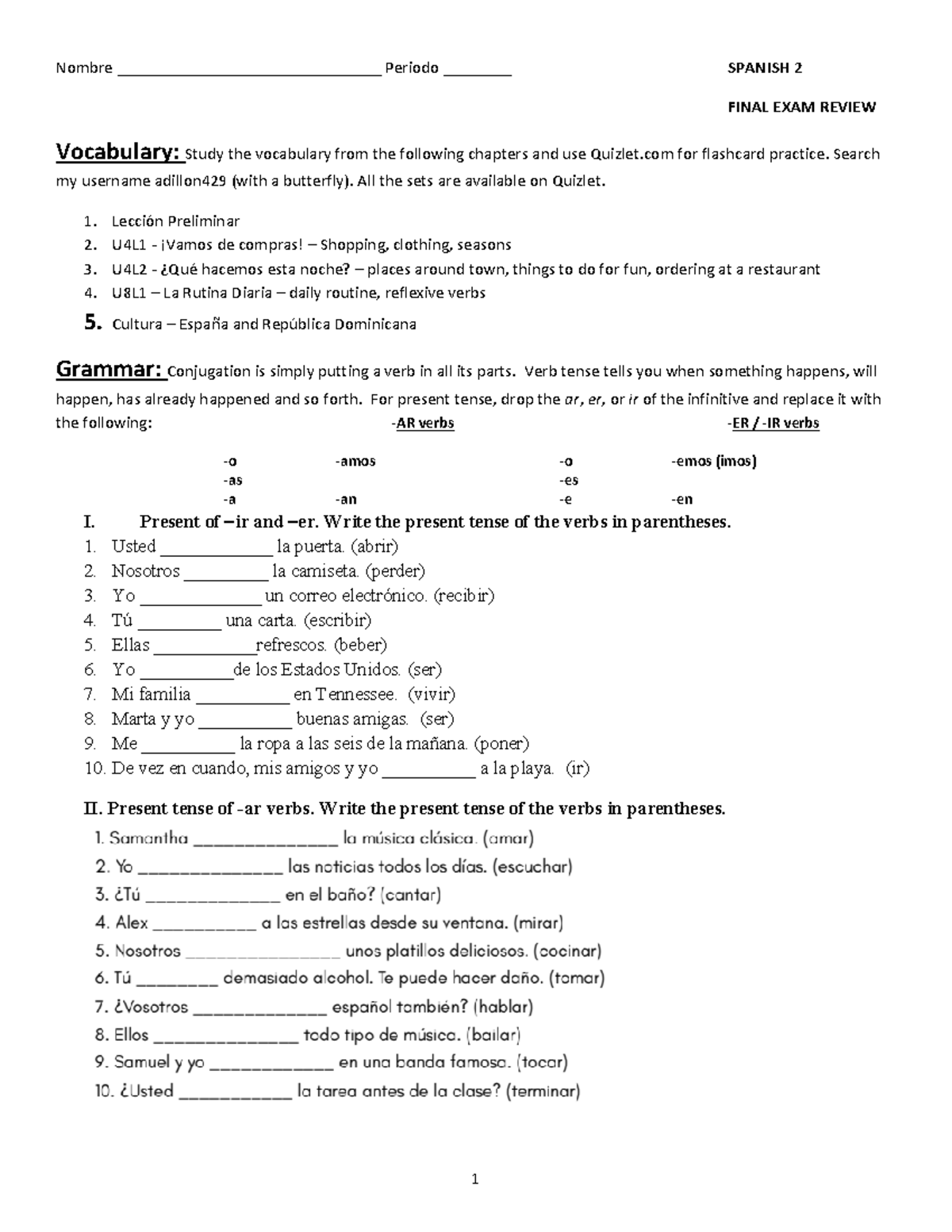 Annotated-SPN%202%20 Final%20EXAM%20 Review%20%20Reg%20Span - Nombre