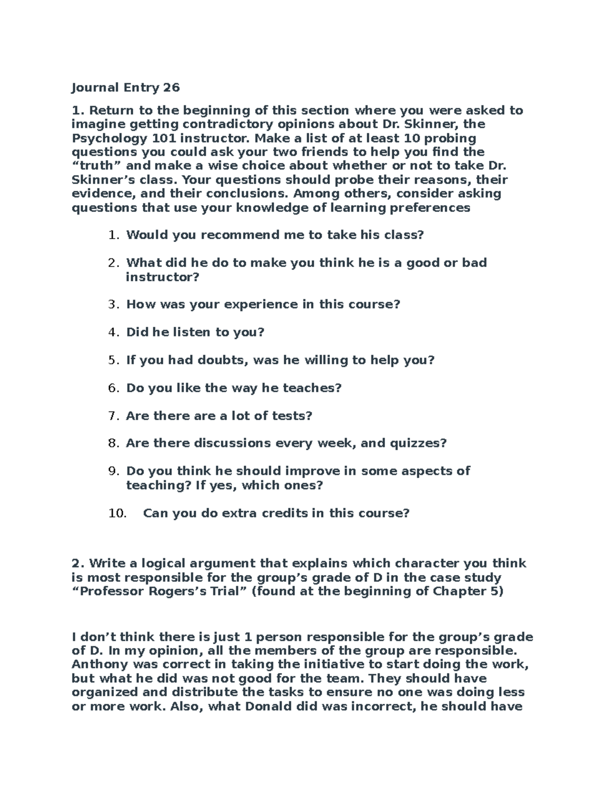 Journal Entry 26 - Journal Entry 26 Return to the beginning of this ... Journal Entry 26 - Journal Entry 26 Return to the beginning of this ...