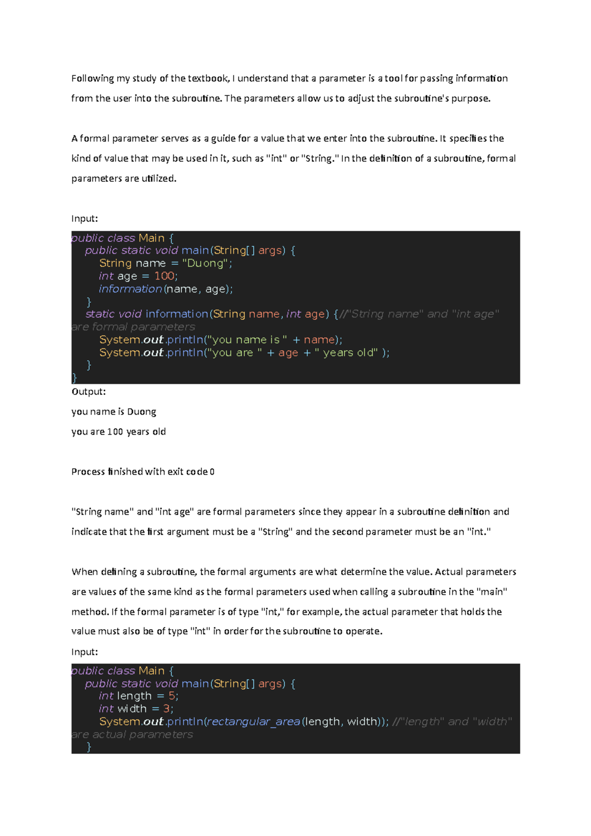Discussion assigment unt 3 - Following my study of the textbook, I ...