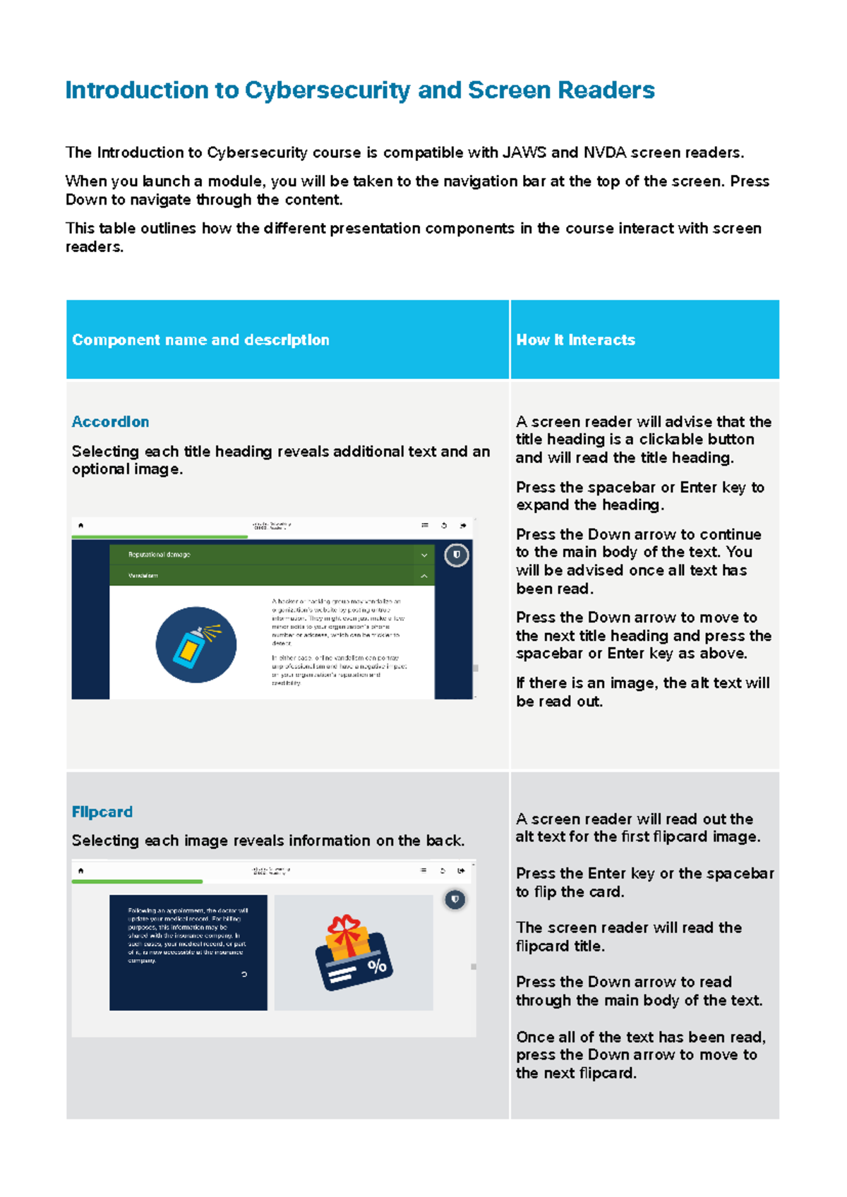 Introduction to Cybersecurity and Screen Readers - When you launch a ...
