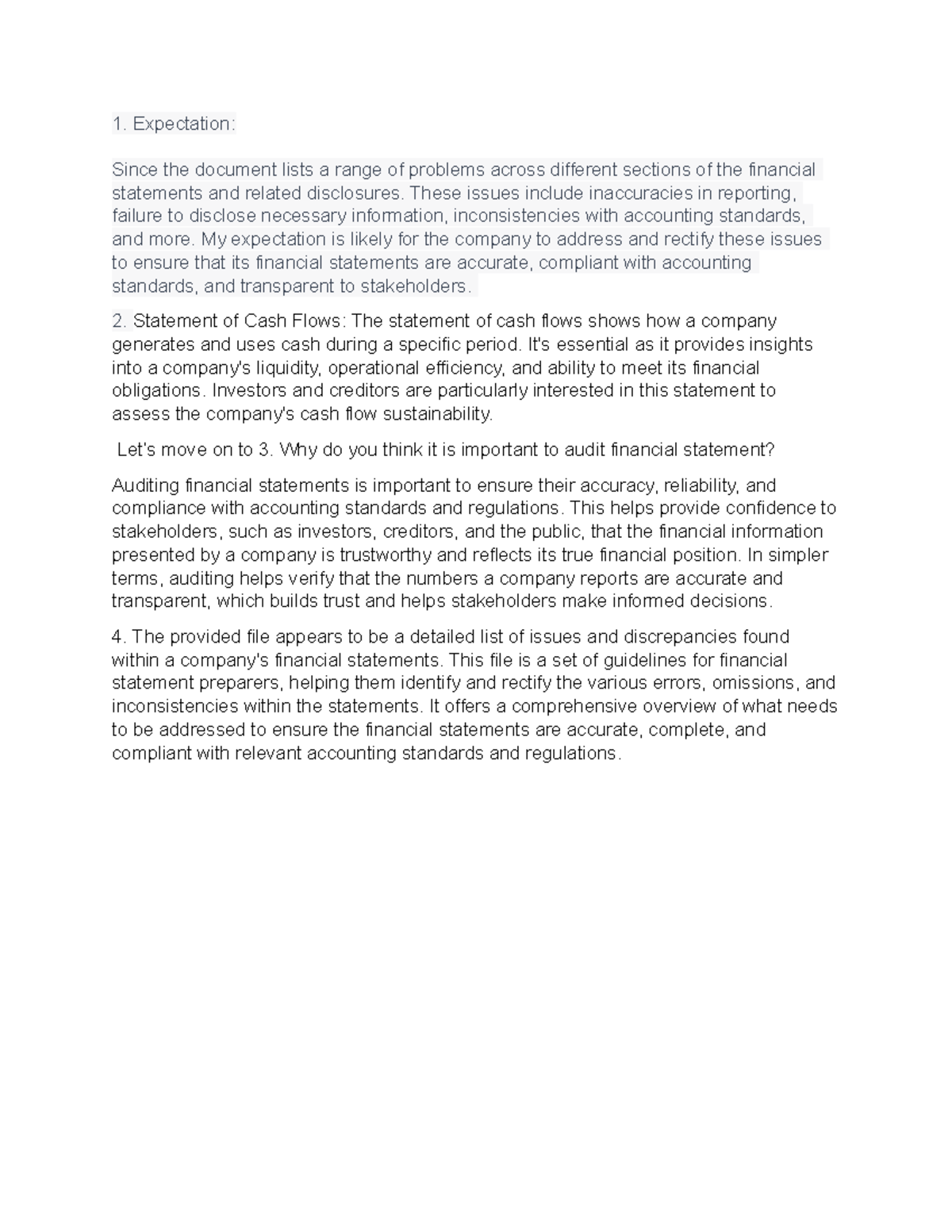 1 - sdbvhnbkm,vc.sxaz - Expectation: Since the document lists a range ...