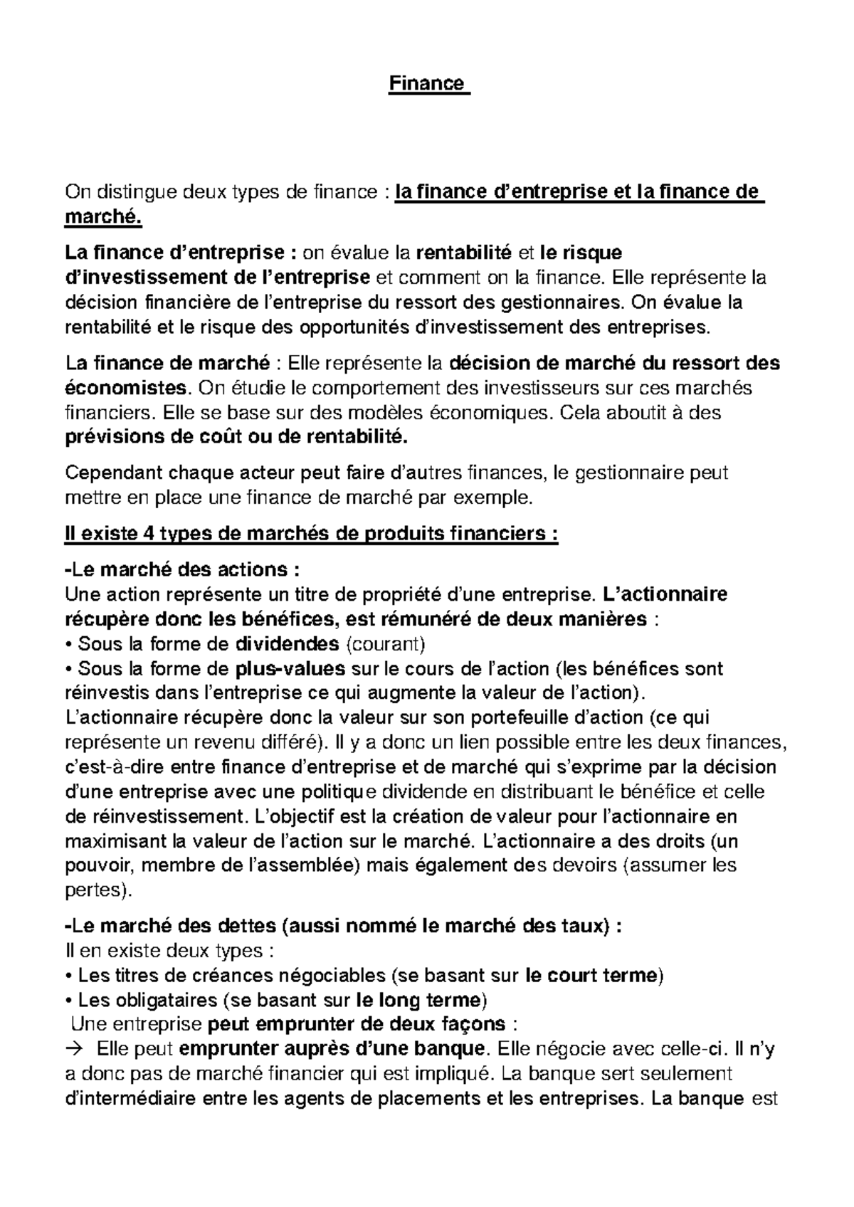 cours de Finances - Warning: TT: undefined function: 32 Warning: TT: undefined function: 32 ...