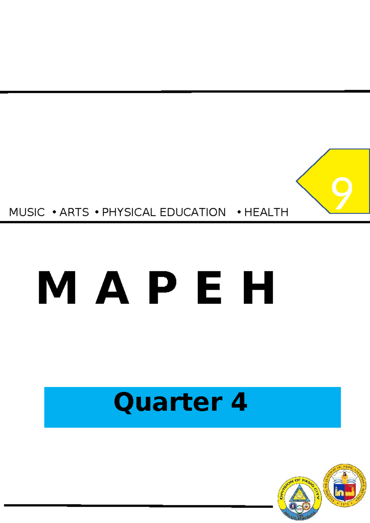 Health 9 Q4 M1 word Copy - M A P E H Quarter 4 9 MUSIC • ARTS • PHYSICAL EDUCATION • HEALTH ...